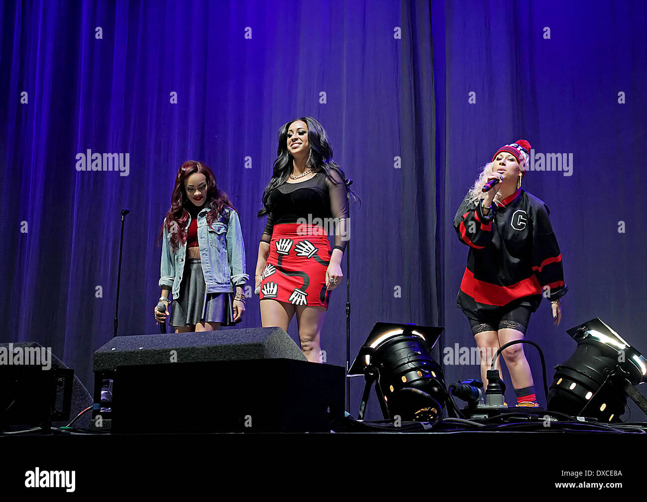 Stooshe, performing at Radio City Live at the Liverpool Echo Arena ...