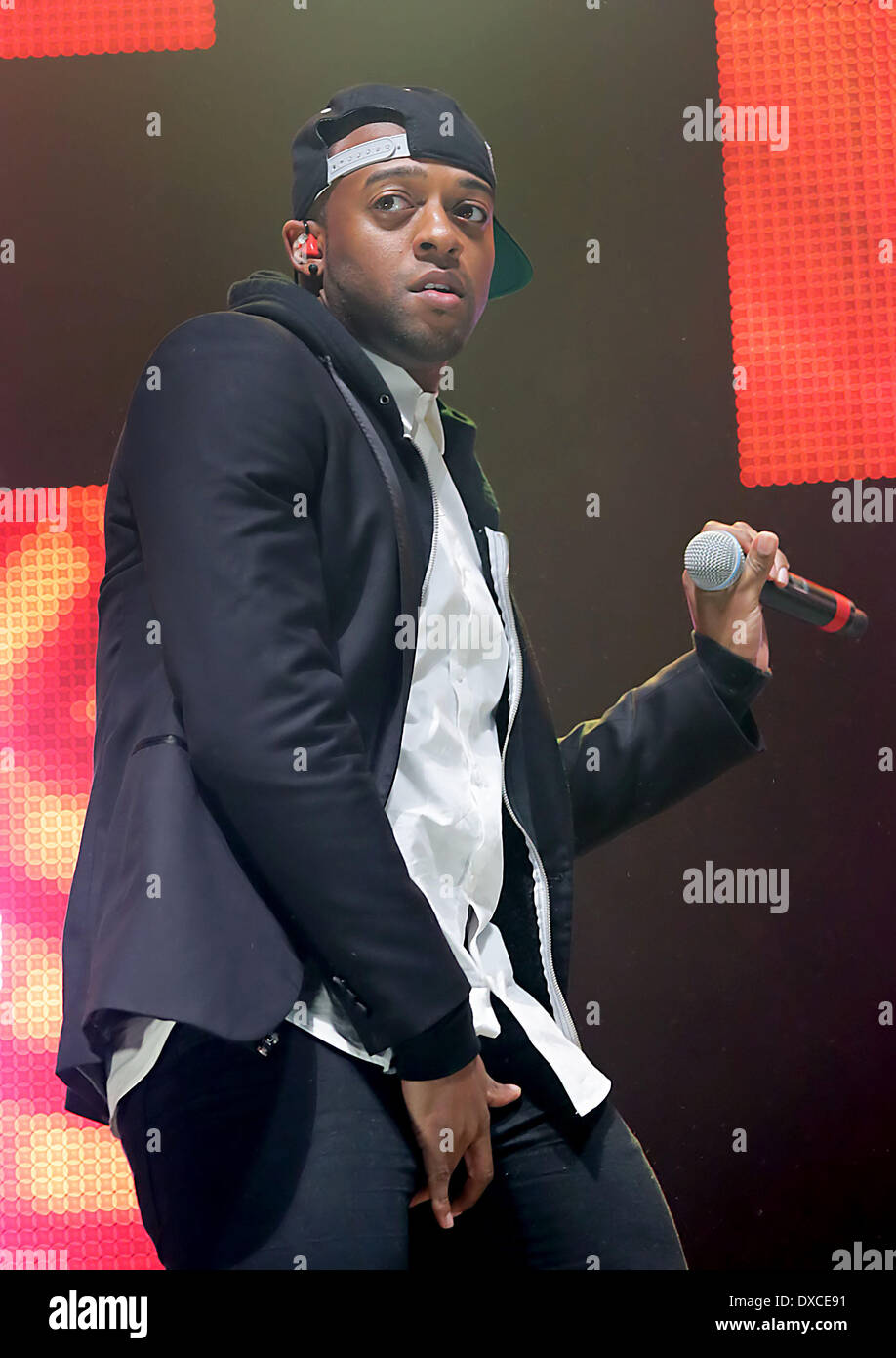 JLS, performing at Radio City Live at the Liverpool Echo Arena ...