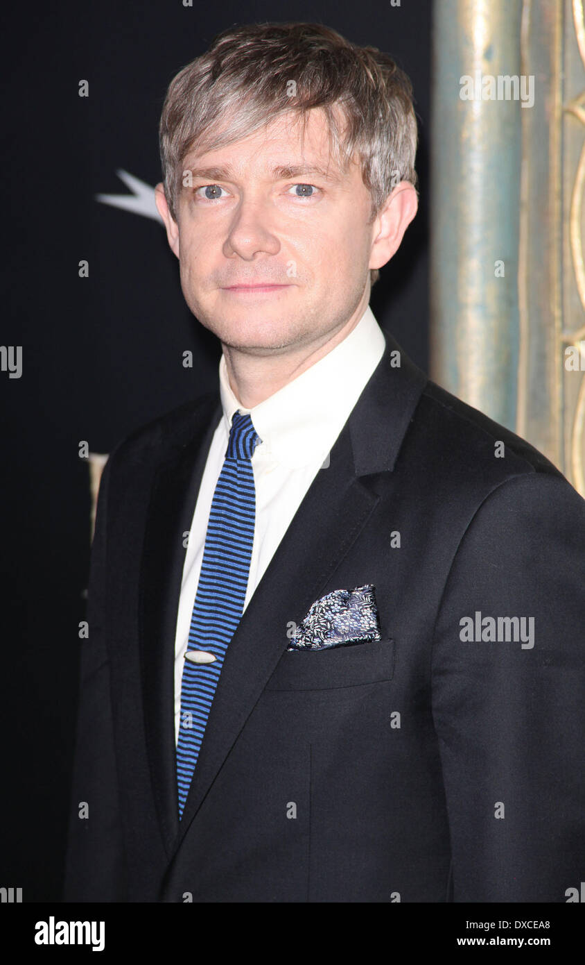 Martin Freeman, at premiere of 'The Hobbit: Unexpected Journey' at the ...