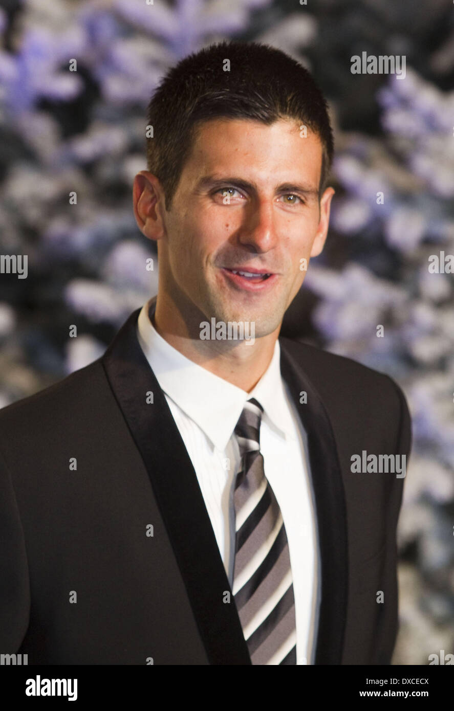 Novak Djokovic The Winter Whites Gala at the Royal Albert Hall ...
