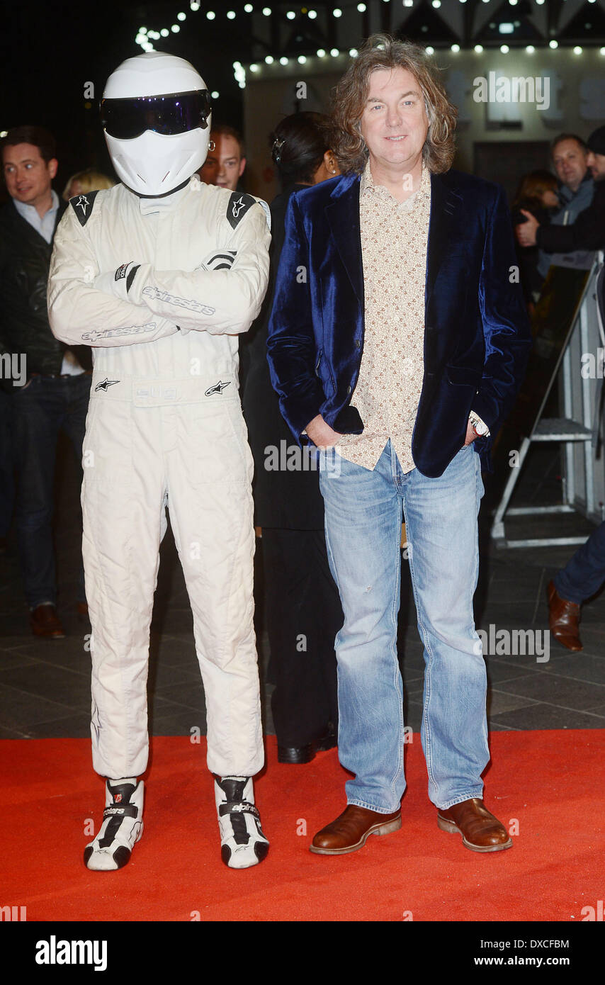 The Stig and James May at the premiere of "Jack Reacher" at Odeon ...