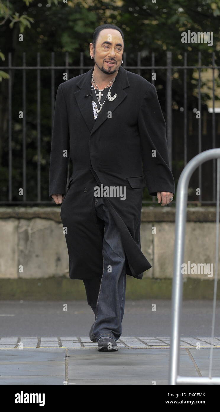 David Gest arrives at filming for Hotel GB London, England - 01.10.12 ...