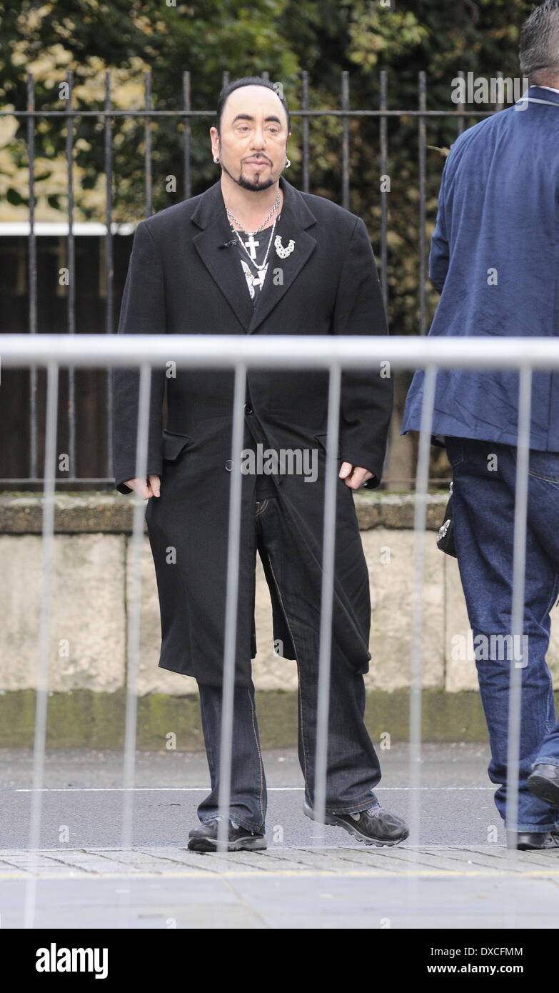 David Gest arrives at filming for Hotel GB London, England - 01.10.12 ...