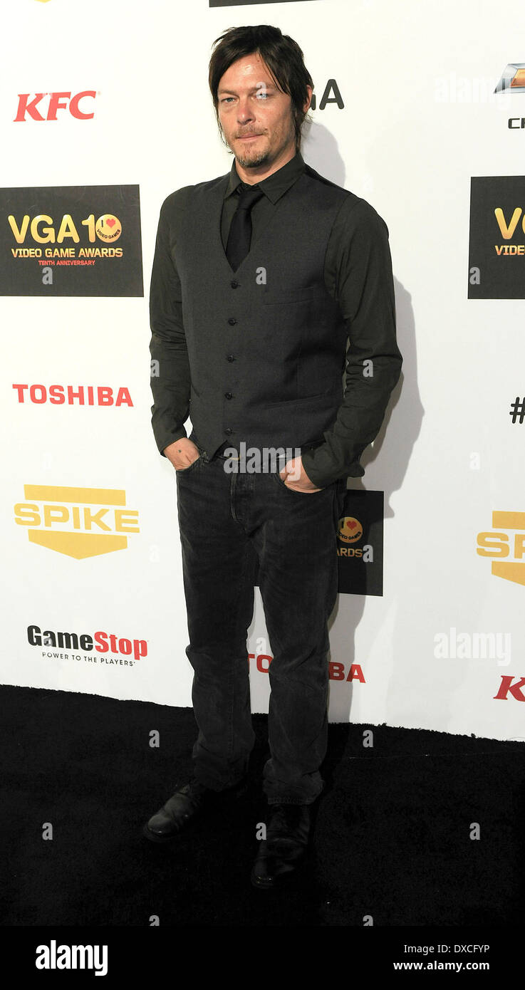 Norman Reedus, at Spike TV's 10th annual Video Game Awards at Sony ...
