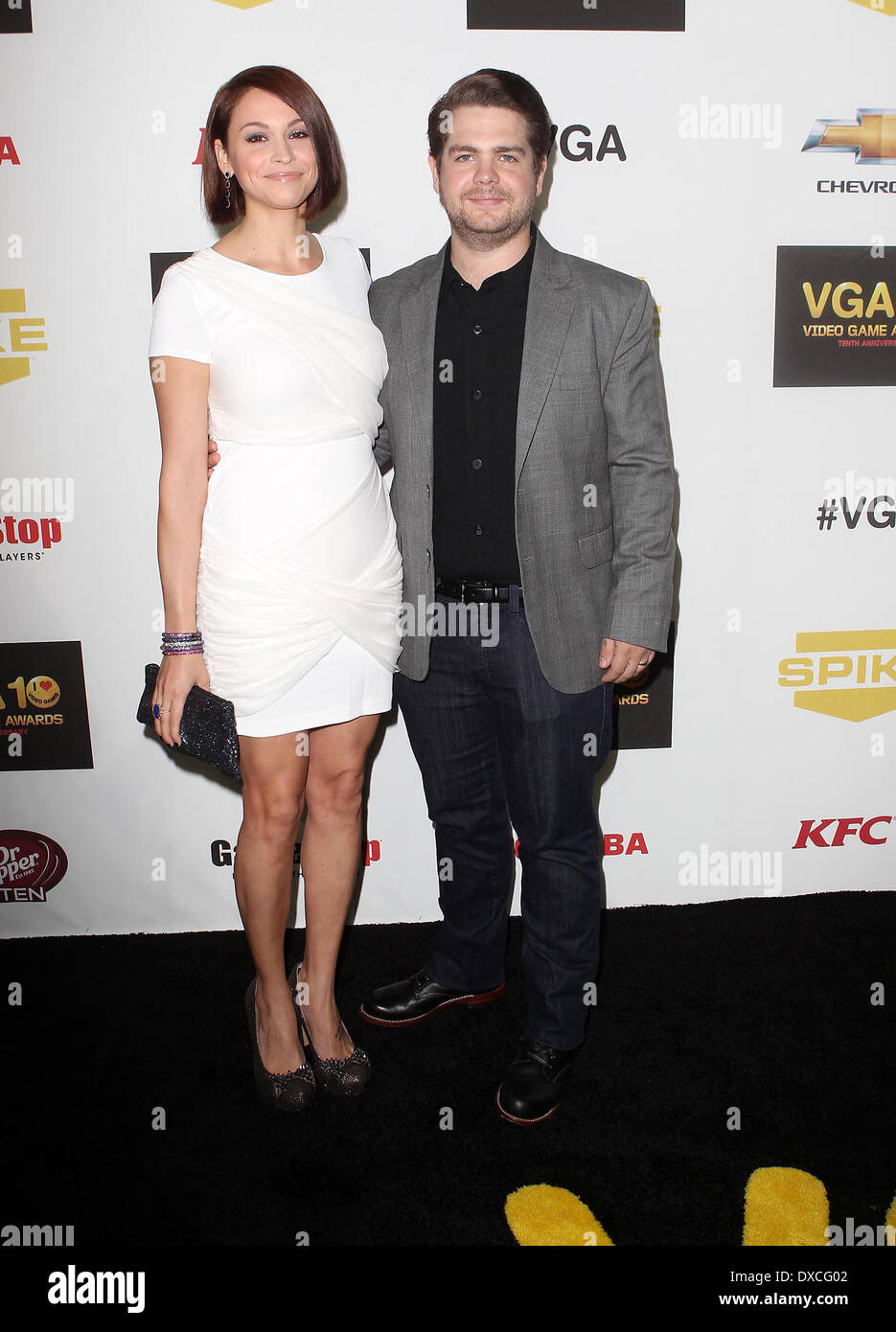 Jack Osbourne, Lisa Stelly, at Spike TV's 10th annual Video Game Awards ...