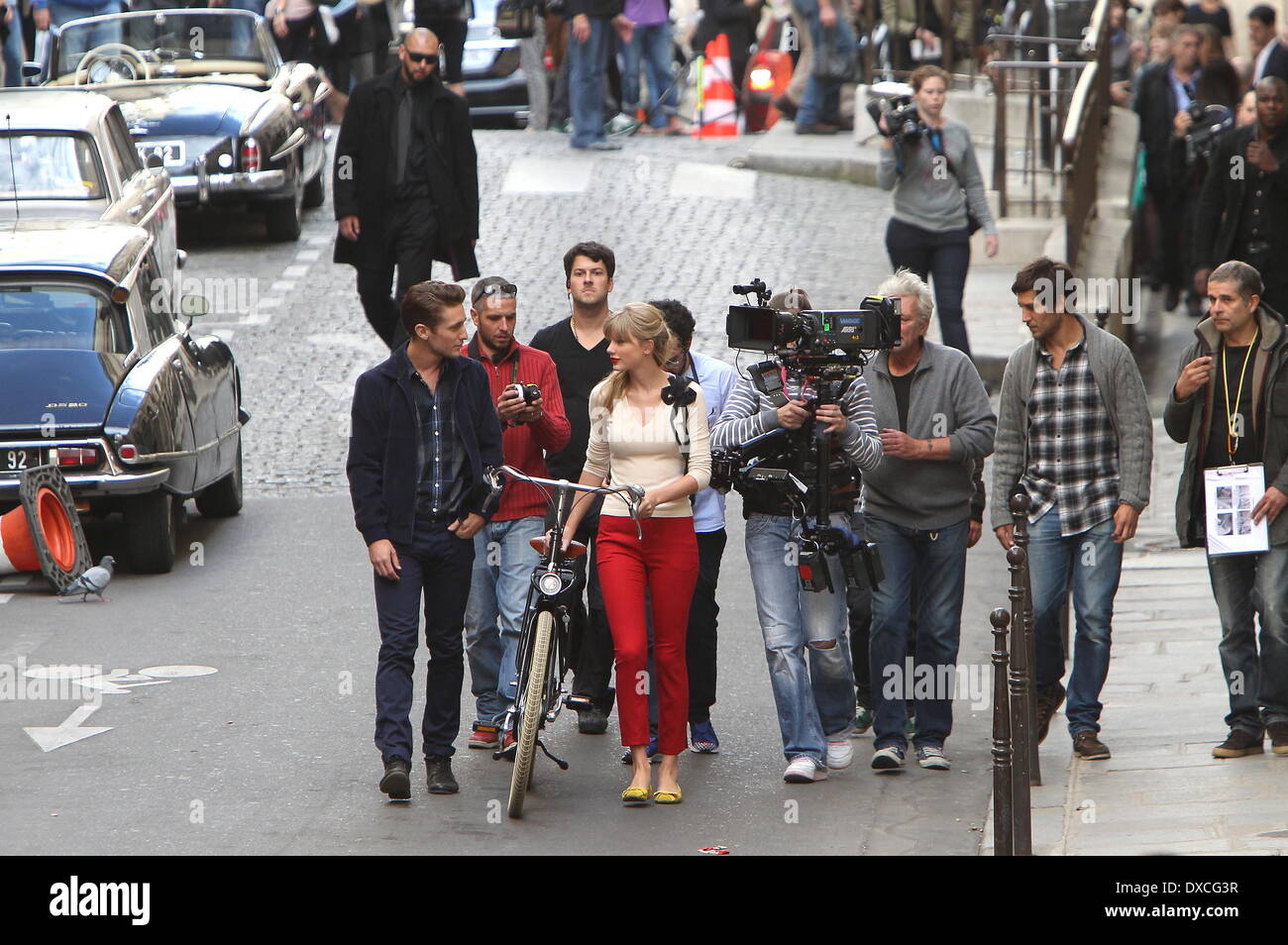 Taylor Swift on the set of her last music video Featuring: Taylor Swift ...