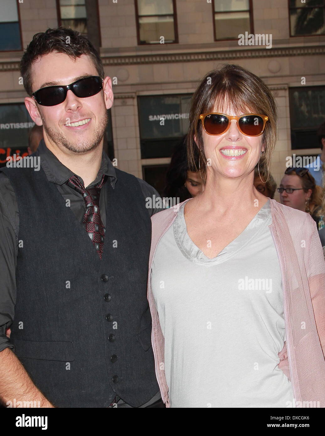 Sean Thomas Harmon, Pam Dawber Mark Harmon is honored with a Hollywood ...