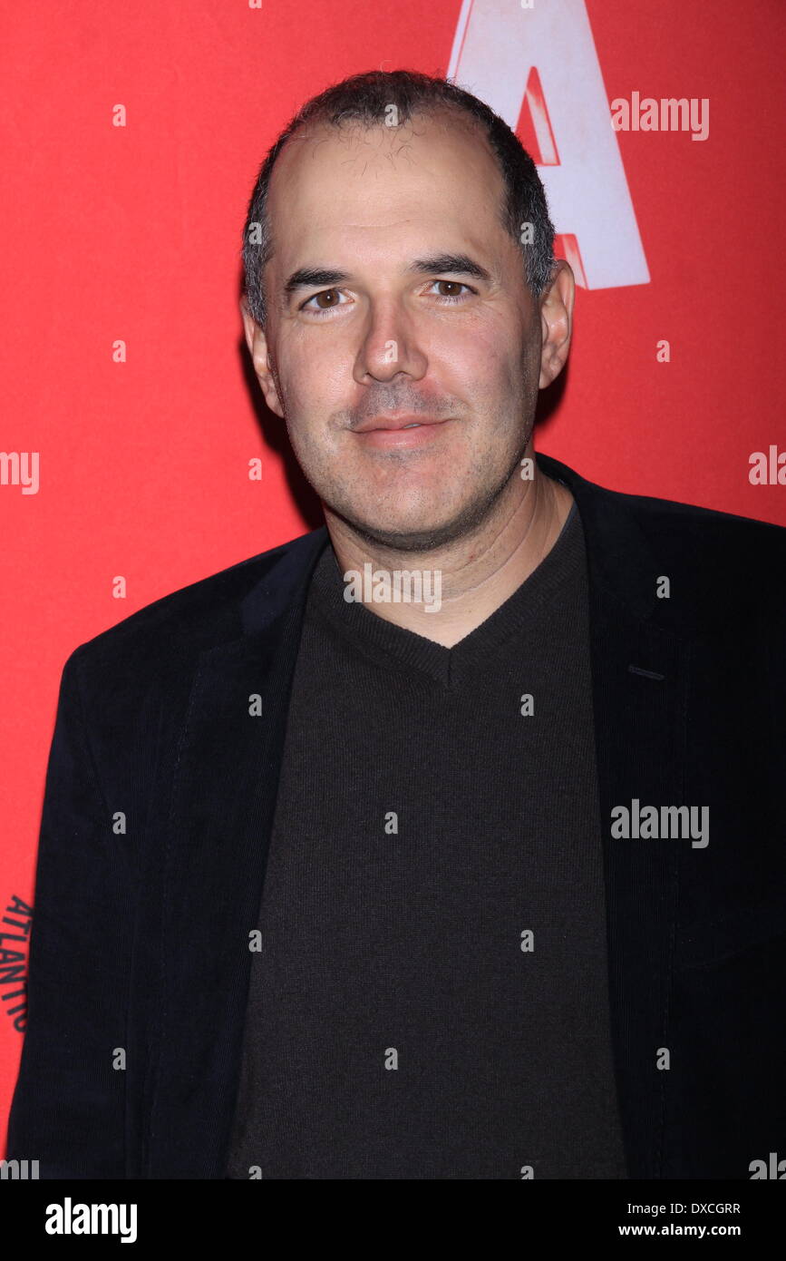 David Auburn attending the Atlantic Theater Company Linda Gross Theater ...
