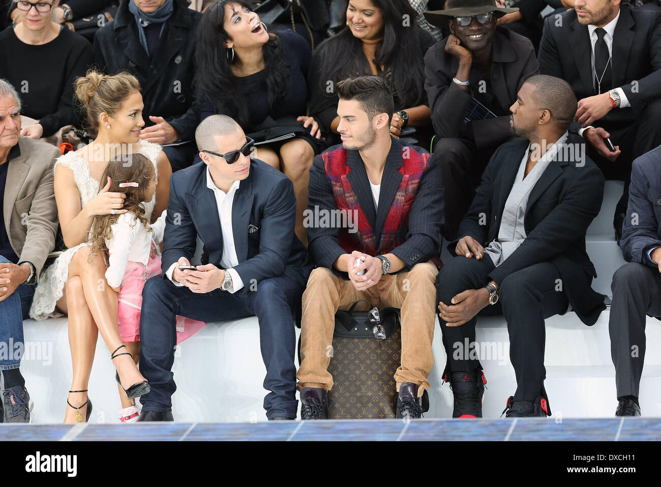 Patrick Demarchelier, Jennifer Lopez, her daughter Emme Maribel Muniz ...