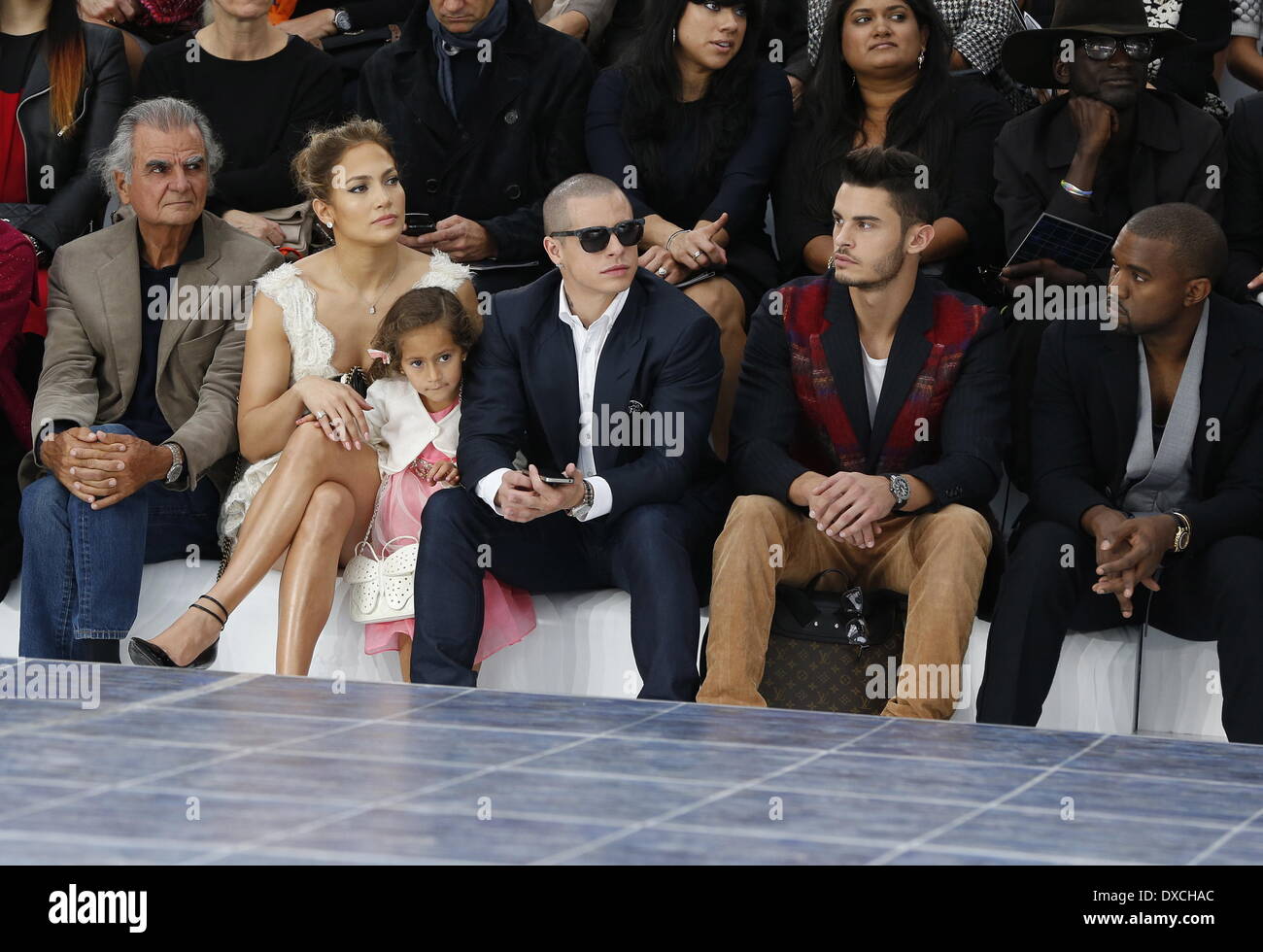 Patrick Demarchelier, Jennifer Lopez, her daughter Emme Maribel Muniz ...
