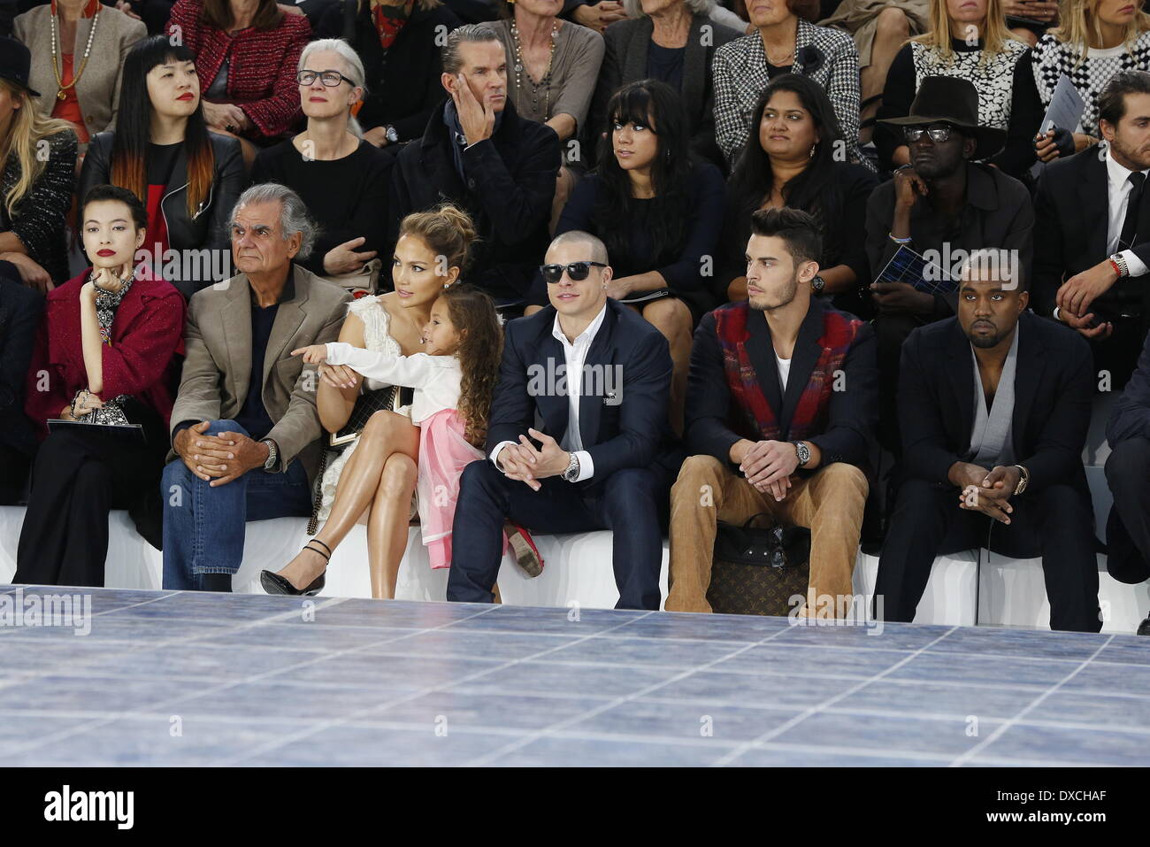 Patrick Demarchelier, Jennifer Lopez, her daughter Emme Maribel Muniz ...