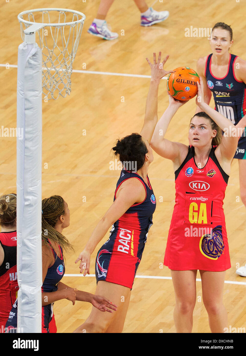 Melbourne, Australia. 23rd Mar, 2014. Melbourne Vixens v Waikato Bay of ...