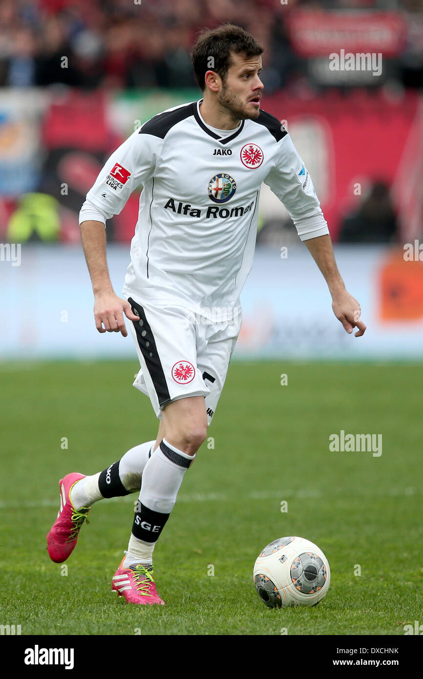 Nuremberg, Germany. 23rd Mar, 2014. Frankfurt's Tranquillo Barnetta in ...