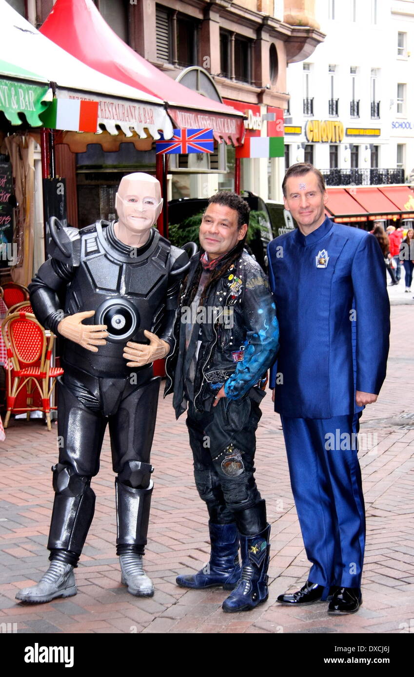 Craig Charles, Chris Barrie and Robert Llewellyn Red Dwarf X launch ...