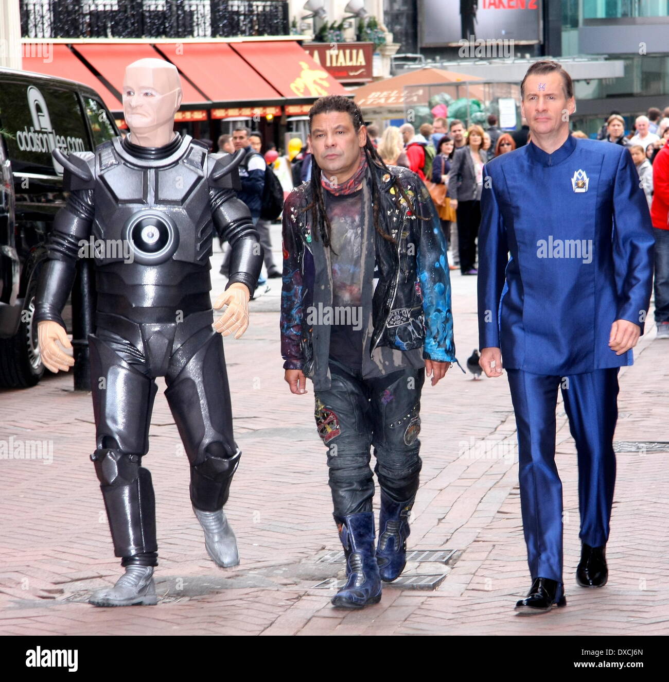 Craig Charles, Chris Barrie and Robert Llewellyn Red Dwarf X launch ...