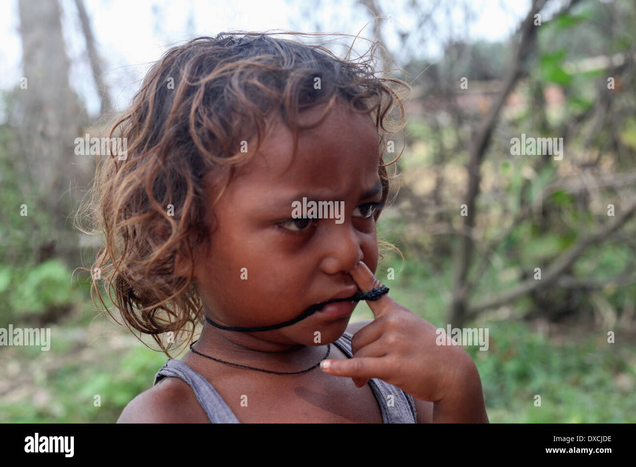 Tribal child hi-res stock photography and images - Alamy
