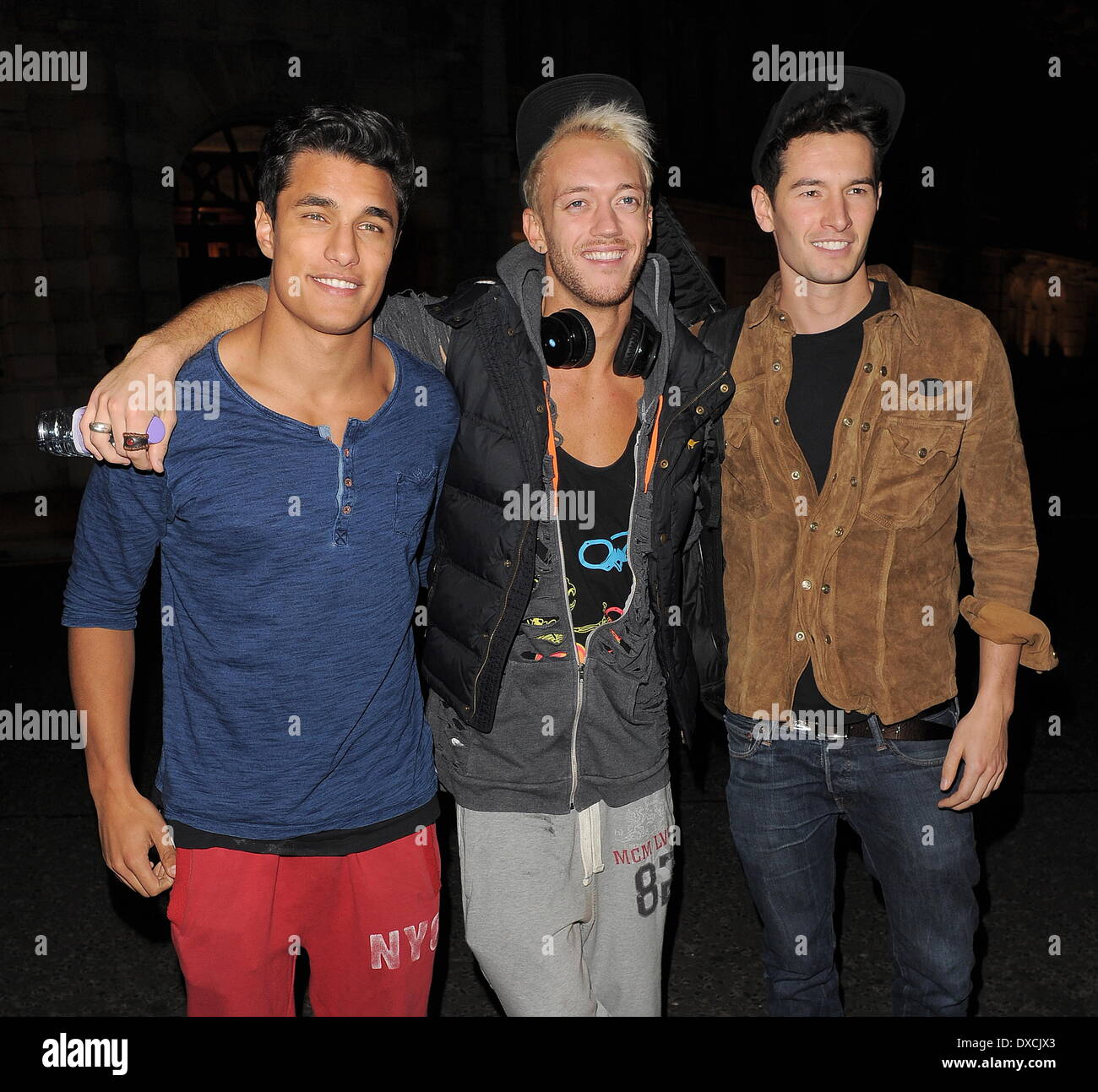 Staz Nair, Luke White and Scott Ritchie aka Times Red X Factor ...