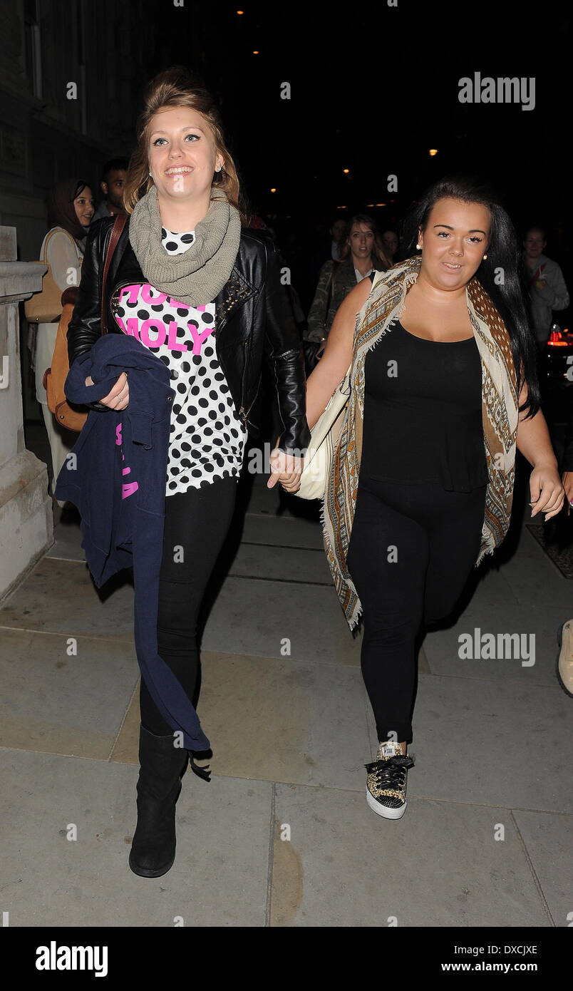 Ella Henderson and Amy Mottram X Factor contestants Ella Henderson and ...