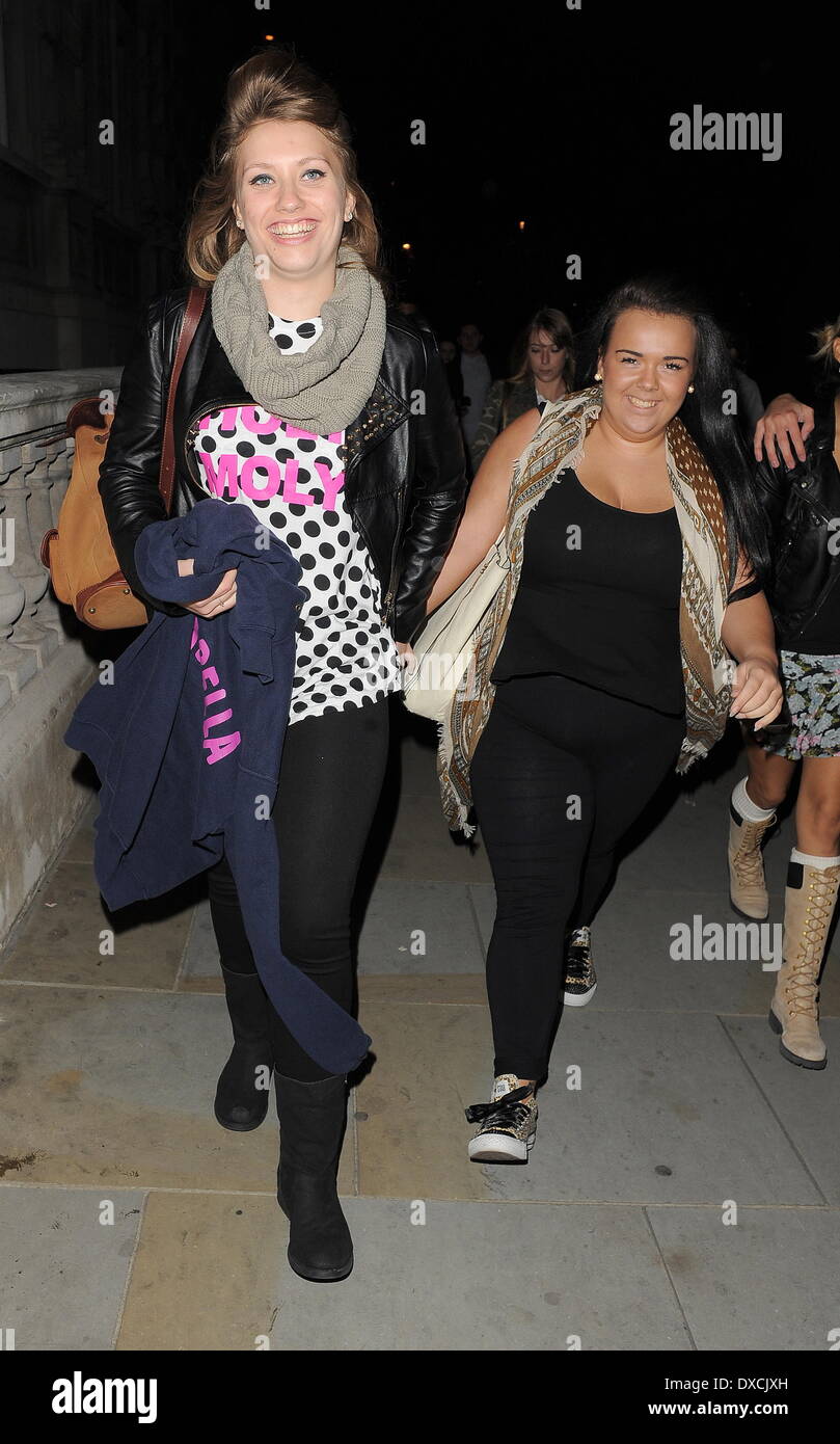 Ella Henderson and Amy Mottram X Factor contestants Ella Henderson and ...