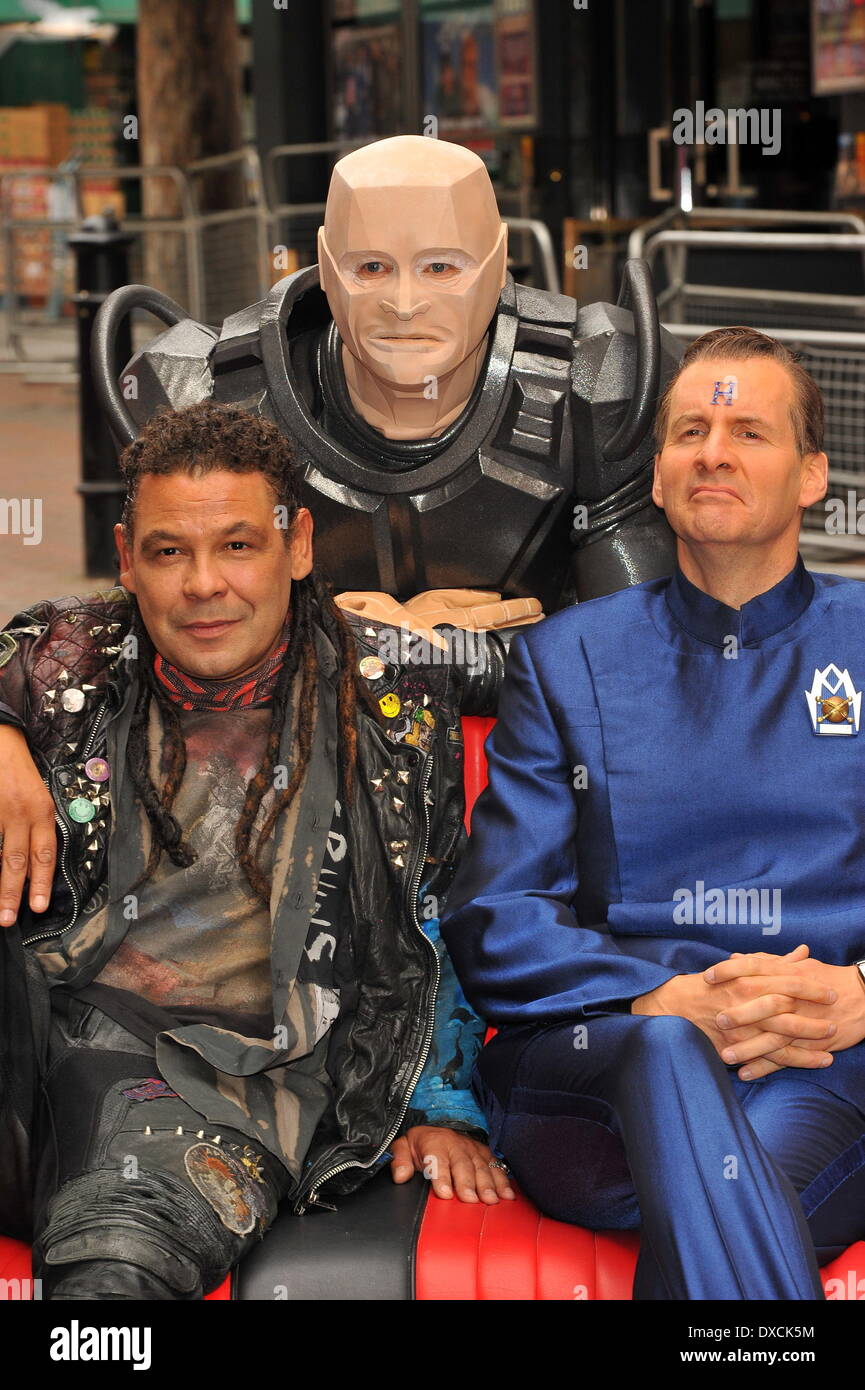 Craig Charles Chris Barrie Robert Llewellyn Red Dwarf X Launch