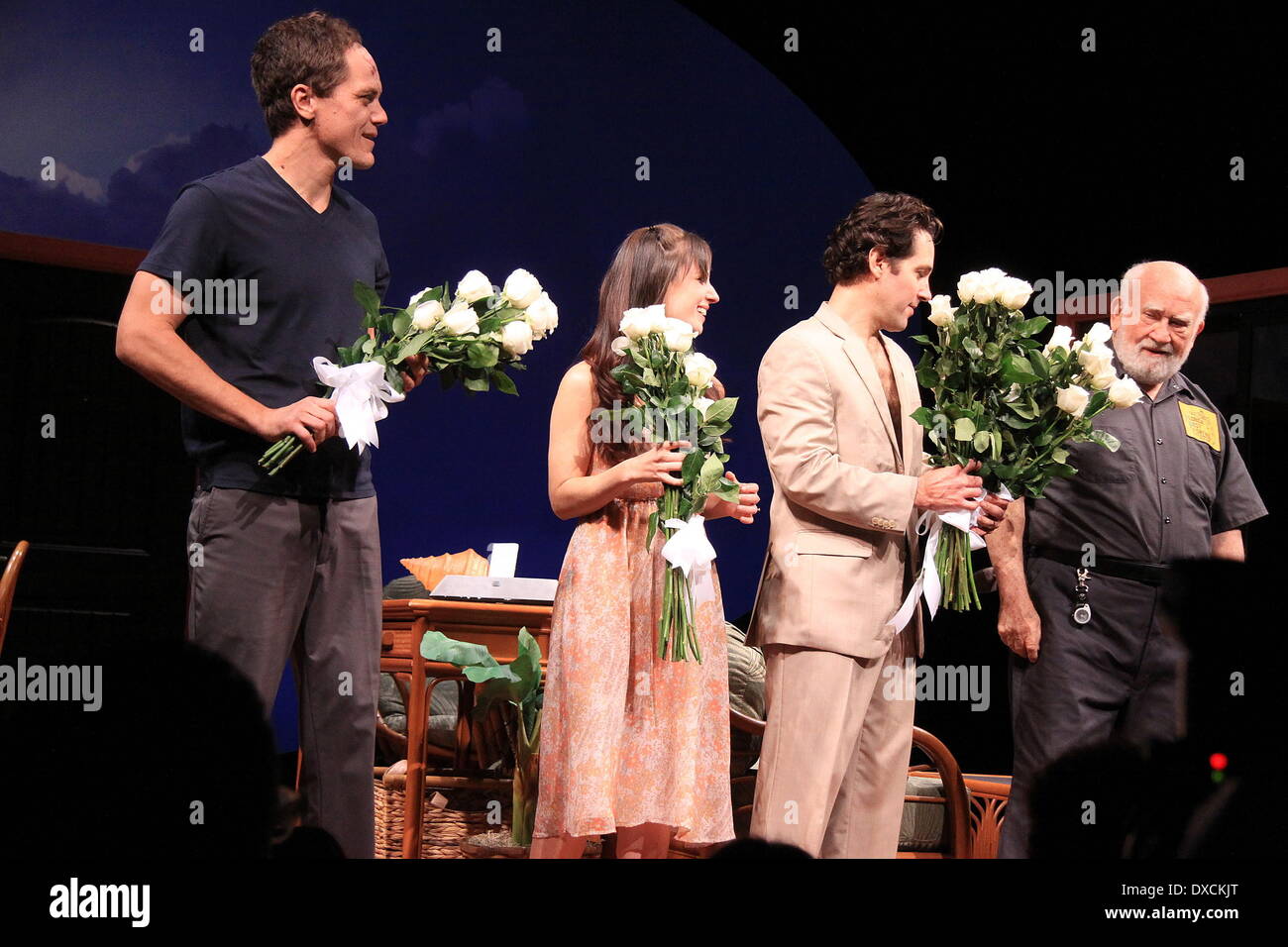 Michael Shannon, Kate Arrington, Paul Rudd and Edward Asner Broadway ...
