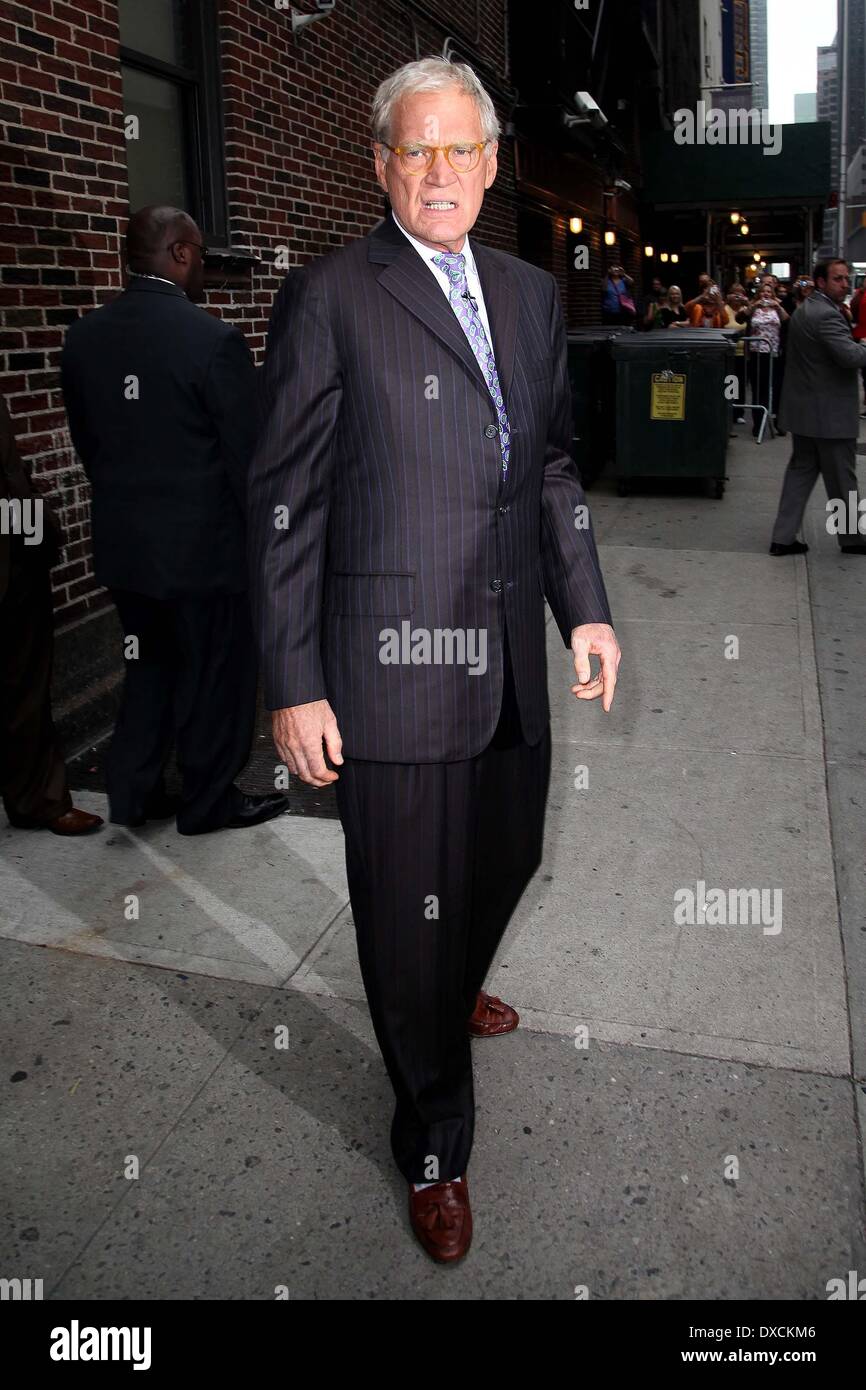 David Letterman 'The Late Show with David Letterman' at the Ed Sullivan ...