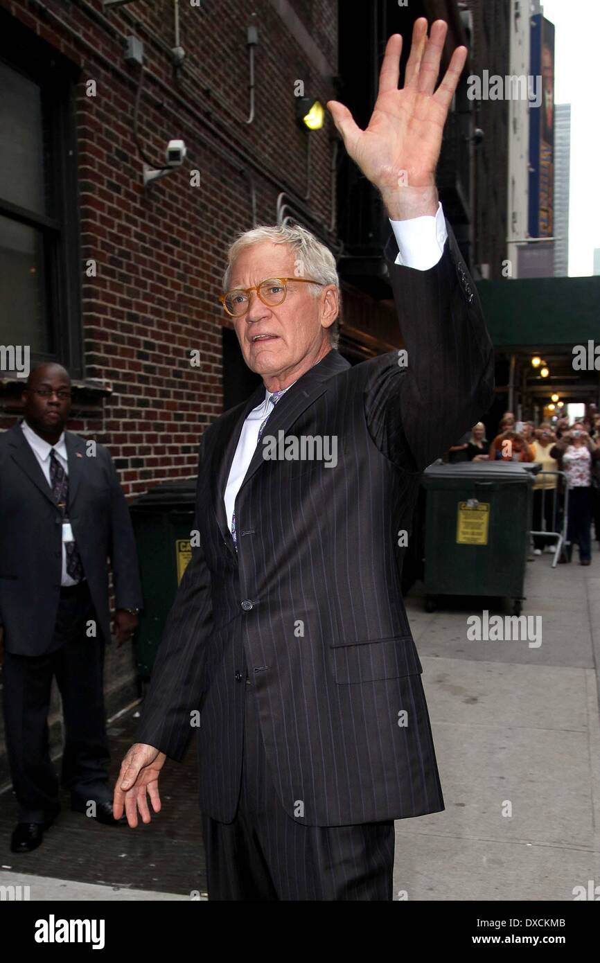 David Letterman 'The Late Show with David Letterman' at the Ed Sullivan ...