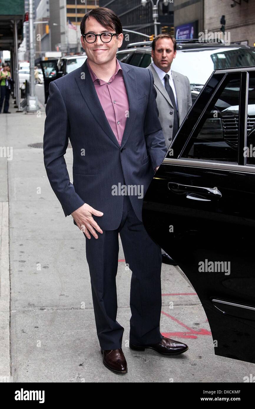 Matthew Broderick 'The Late Show with David Letterman' at the Ed ...