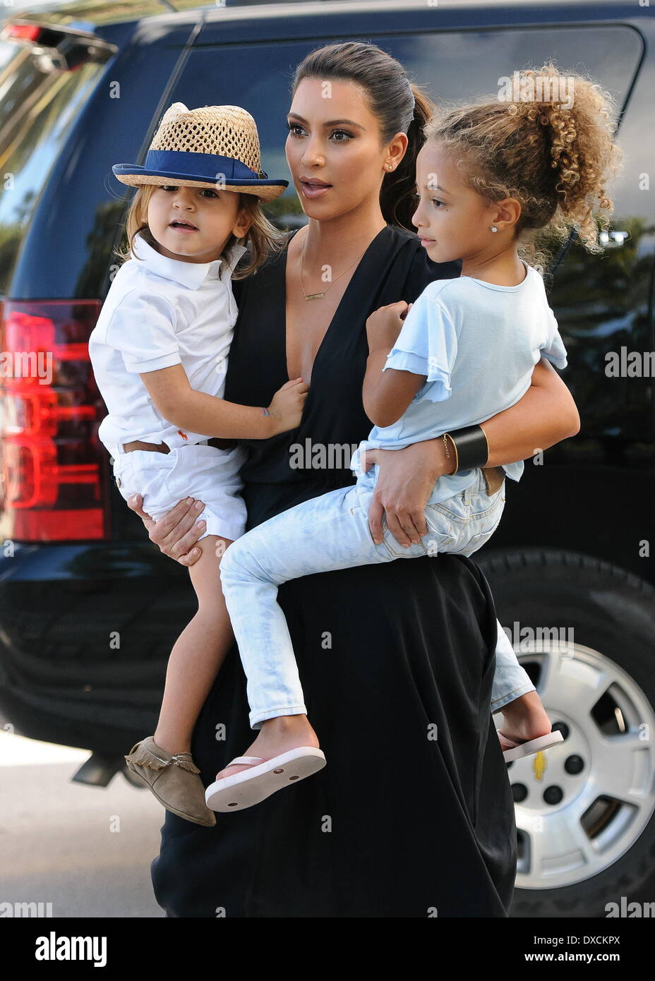 Kim Kardashian, Sophia Pippen and Mason Disick Kim and Kourtney ...