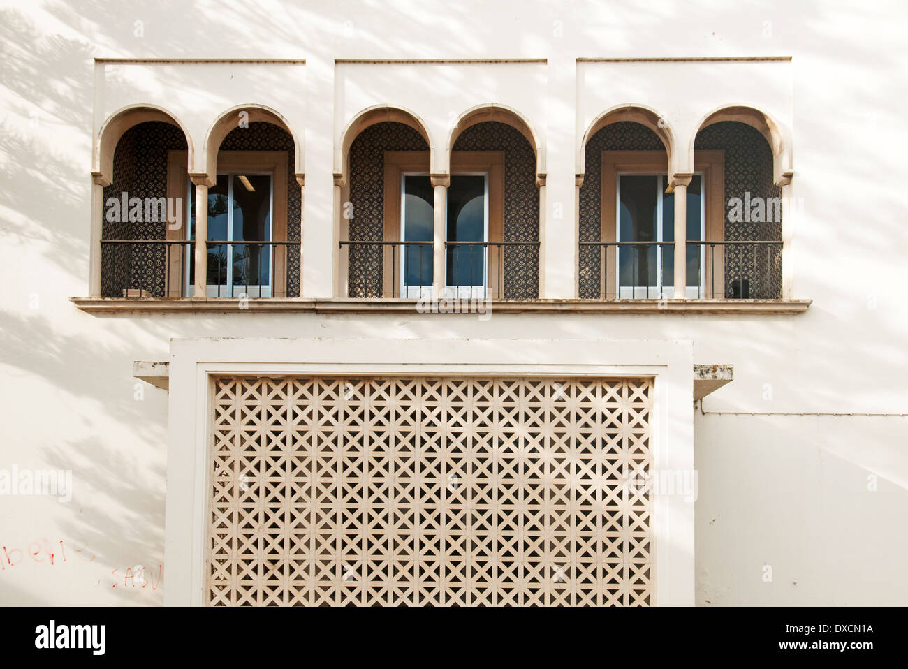 Traditional Portuguese building with arches Stock Photo - Alamy