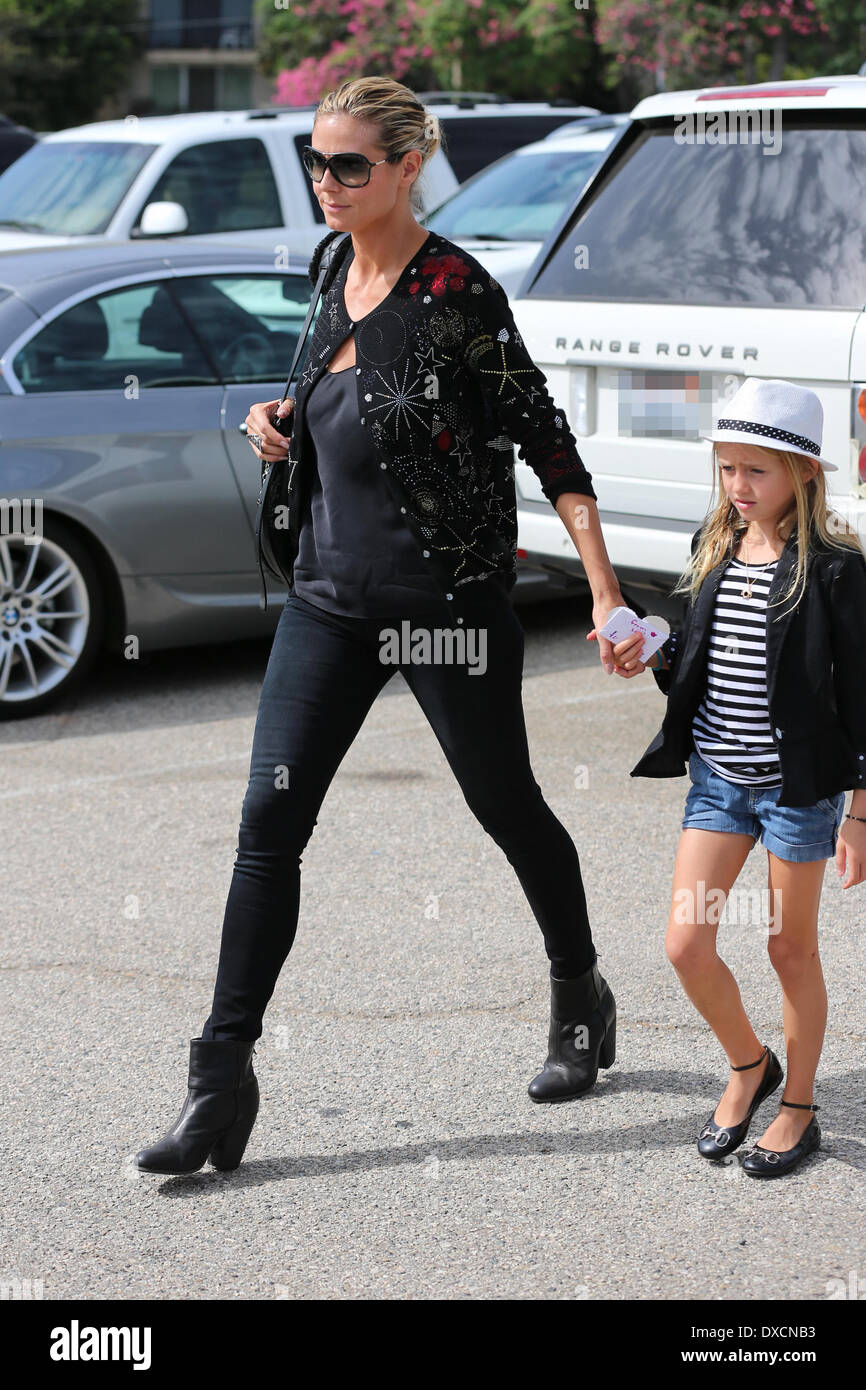 Heidi Klum, Leni Samuel Heidi Klum and her family enjoy the day at park ...