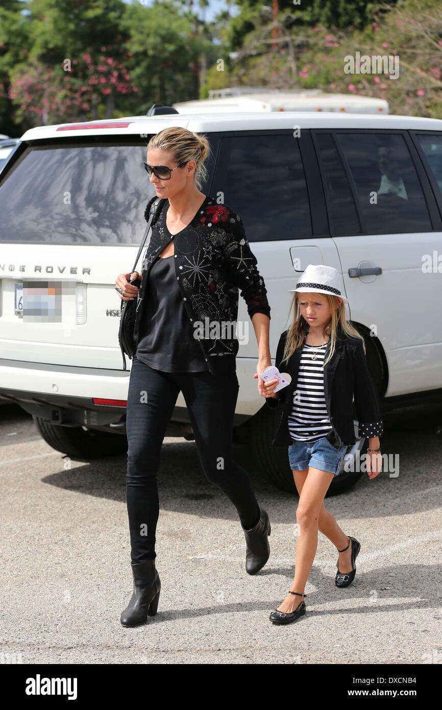 Heidi Klum, Leni Samuel Heidi Klum and her family enjoy the day at park ...
