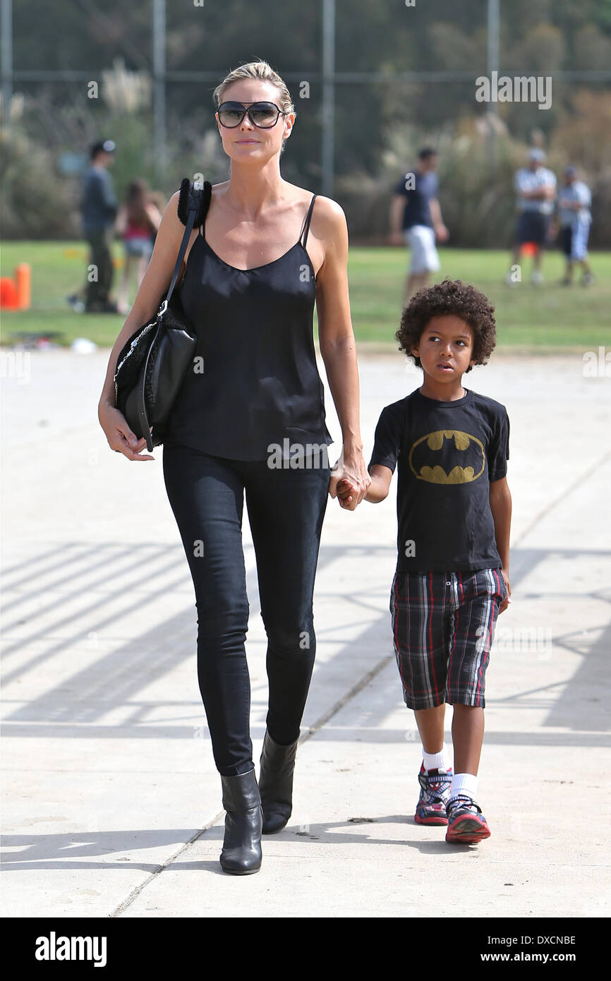 Heidi Klum, Johan Samuel Heidi Klum and her family enjoy the day at ...