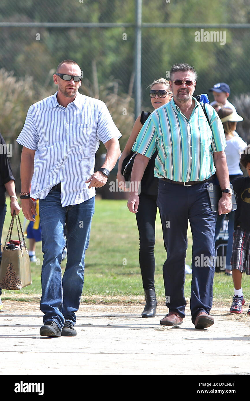 Martin Kristen, Gunther Klum Heidi Klum and her family enjoy the day at ...