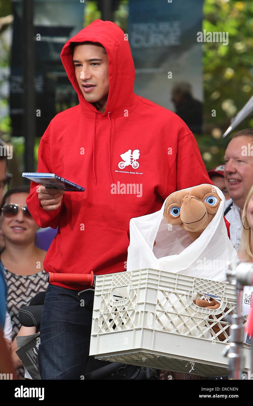 Mario Lopez performs in a special skit to celebrate the thirtieth ...