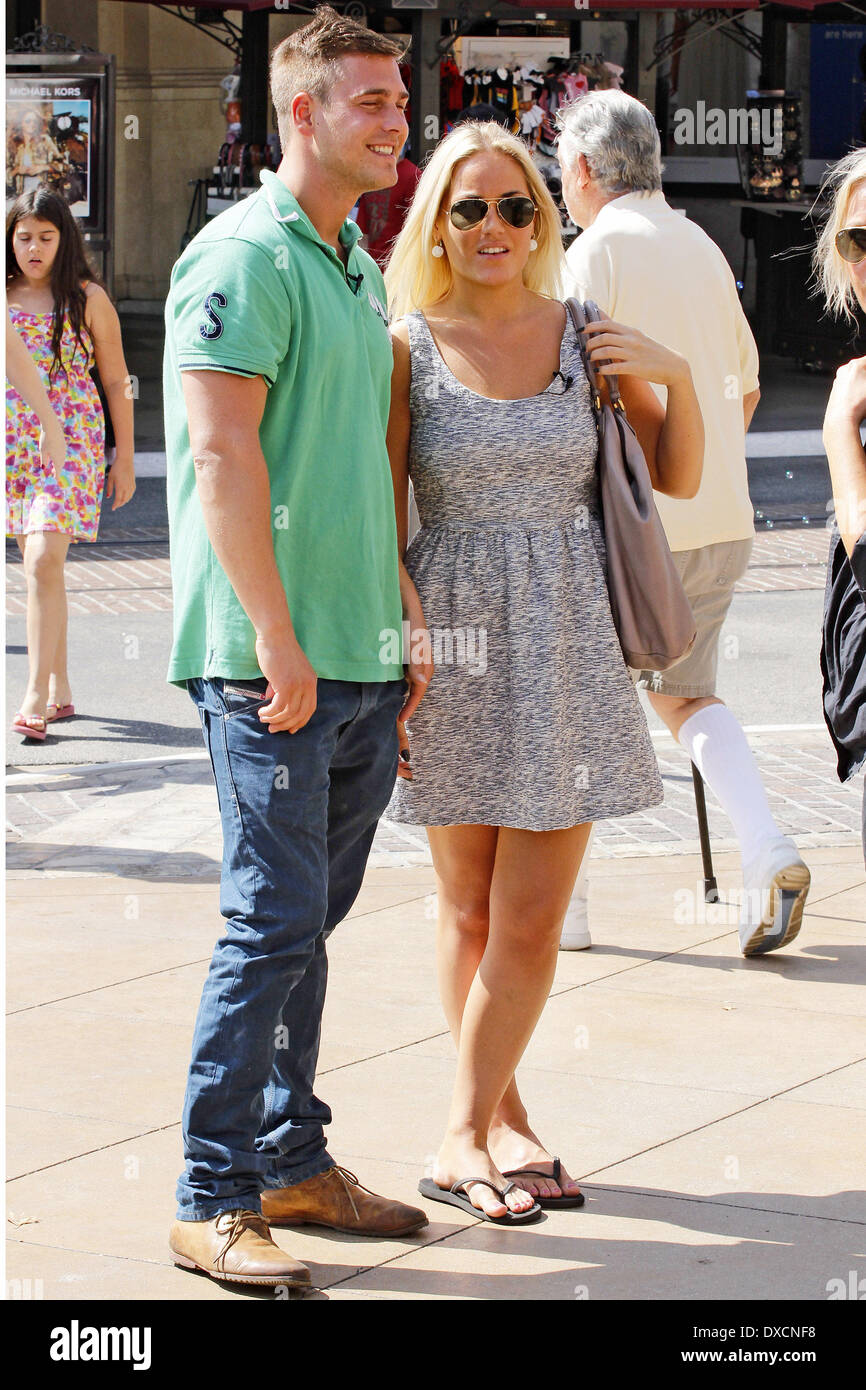 Danish reality star and singer Amalie Szigethy seen with boyfriend ...