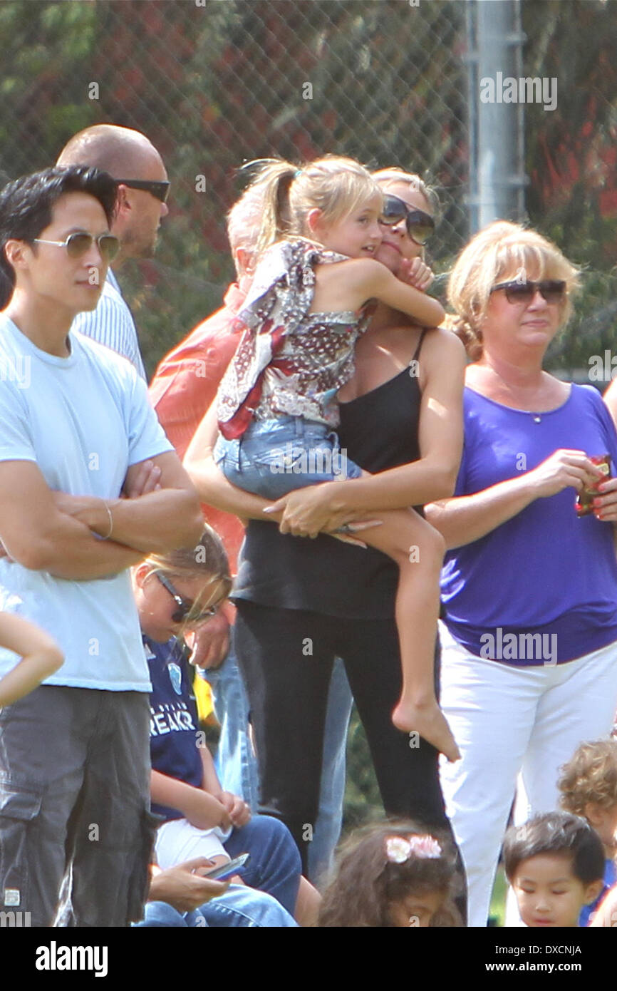 Heidi Klum, Leni Samuel Heidi Klum and her family enjoy the day at park ...
