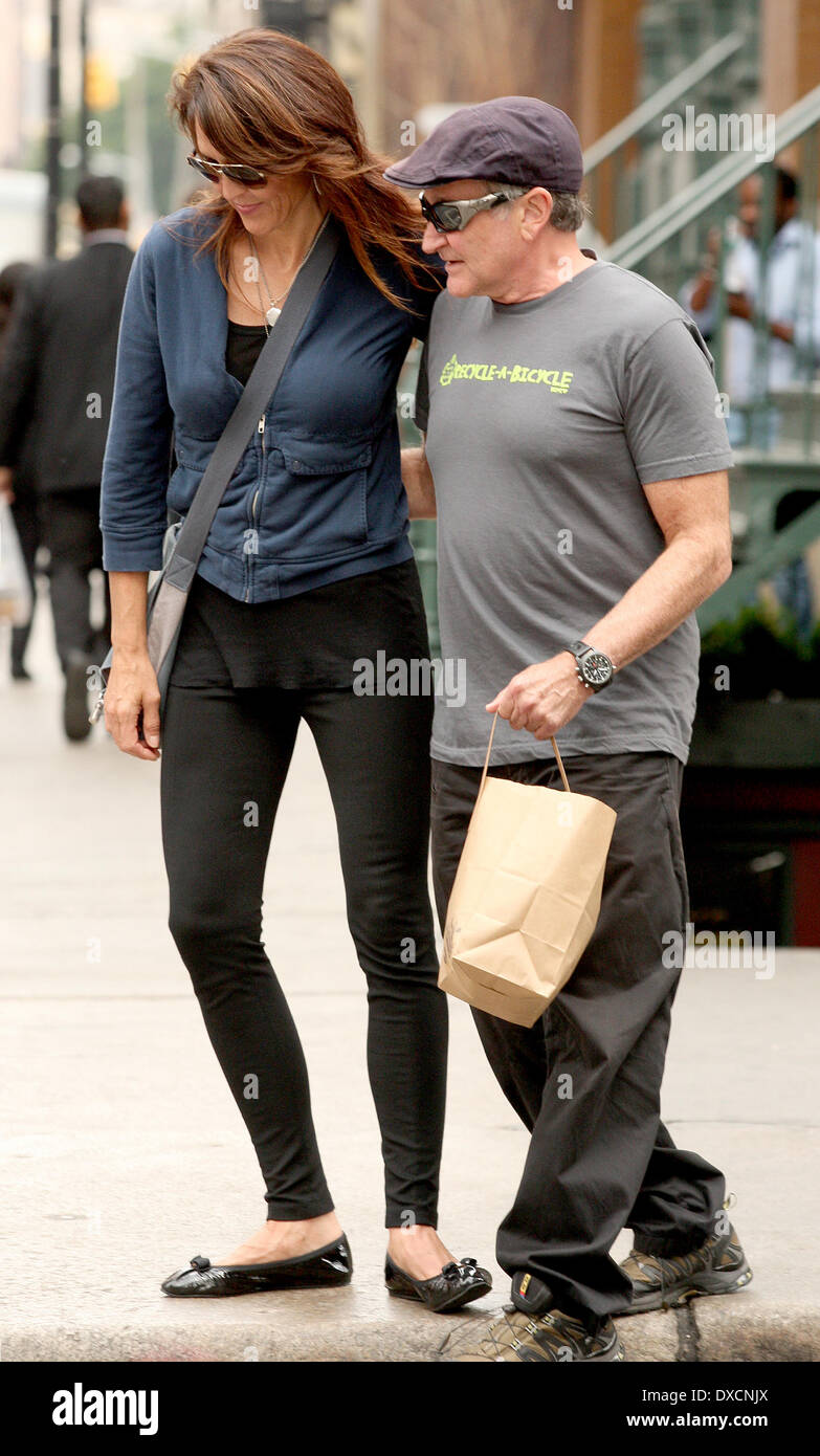 Robin Williams And His Third Wife Susan Schneider Went To The City Of