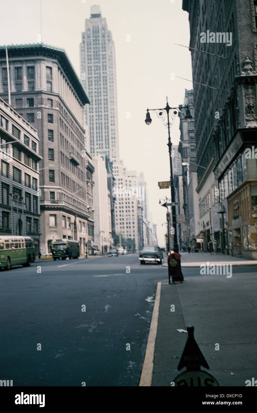 New york street 1958 hi-res stock photography and images - Alamy
