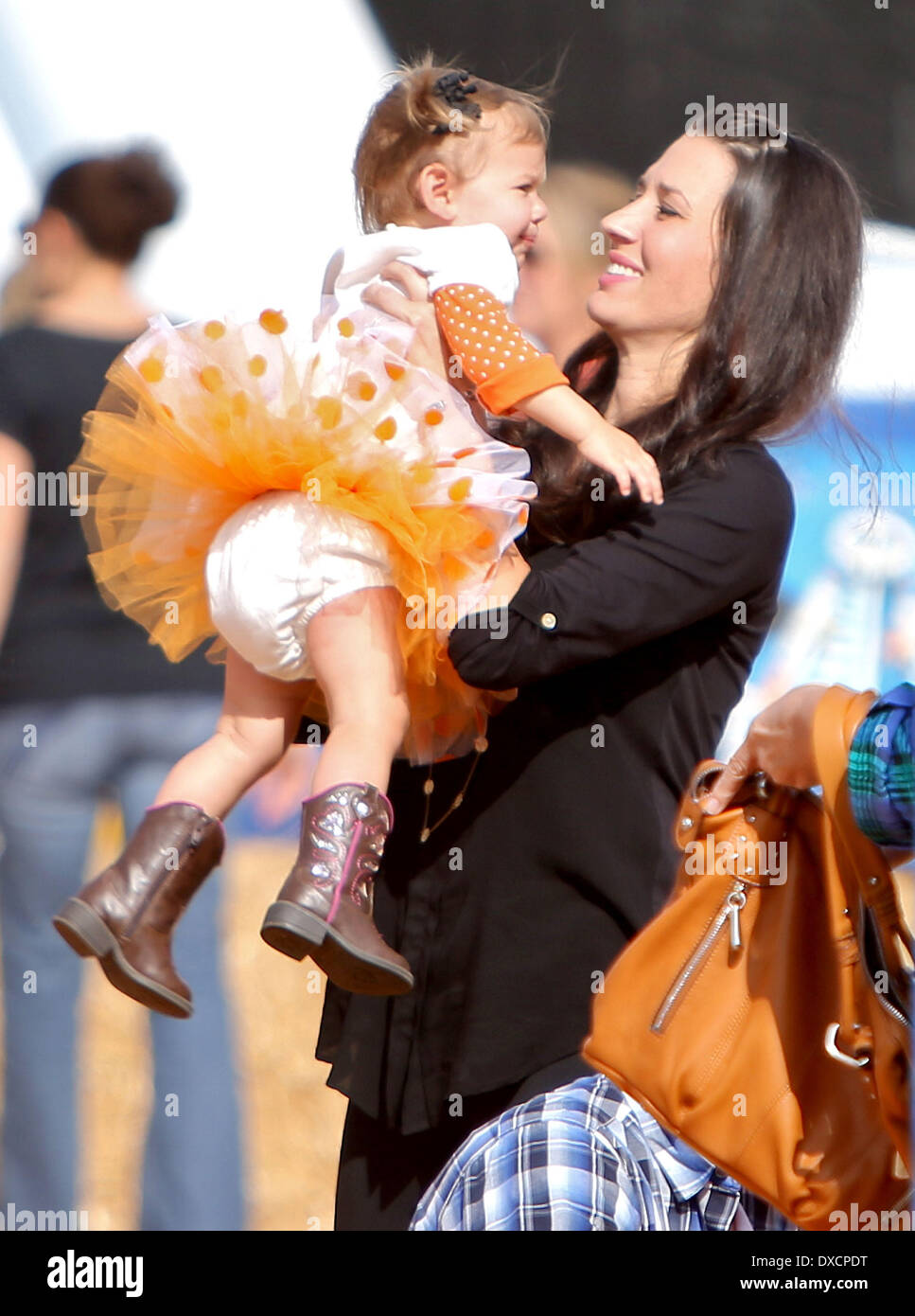 Erin Ludwig and Mia Ziering at Mr. Bones Pumpkin Patch Los Angeles ...