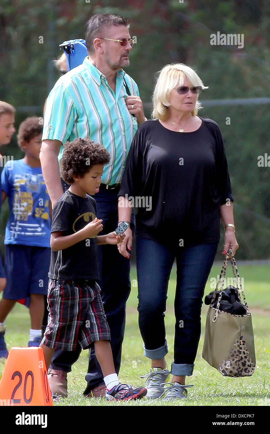 Gunther Klum, Erna Klum and Johan Samuel Heidi Klum's parents attend ...