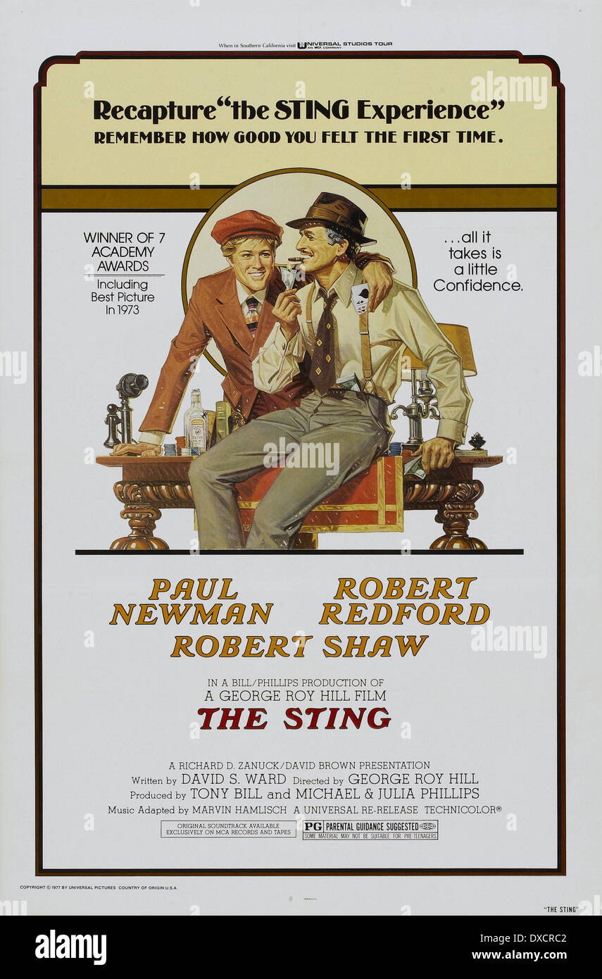 The sting poster 1973 hi-res stock photography and images - Alamy