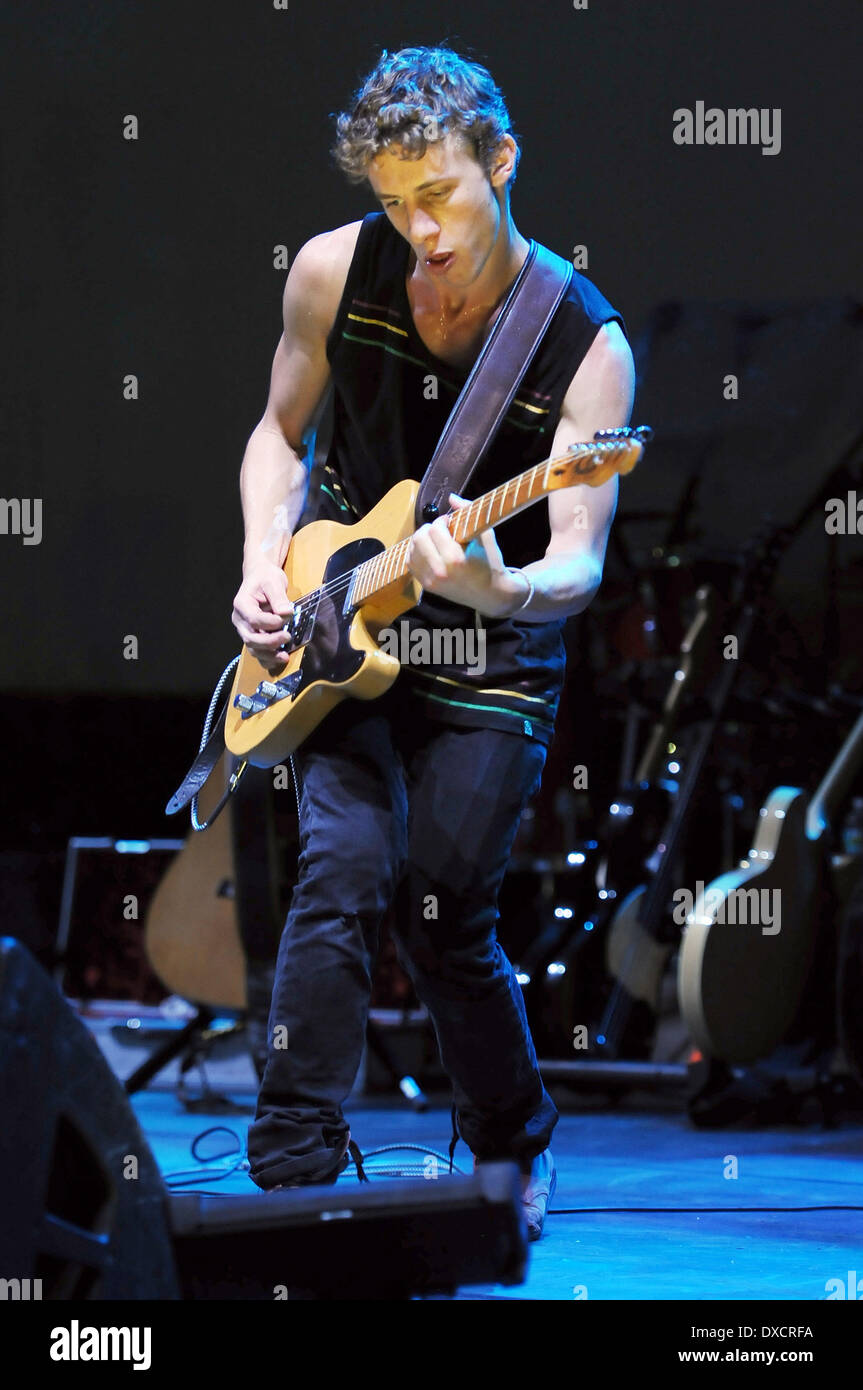 Taylor Guarisco of Givers performs at the Bayfront Amphitheater Miami ...
