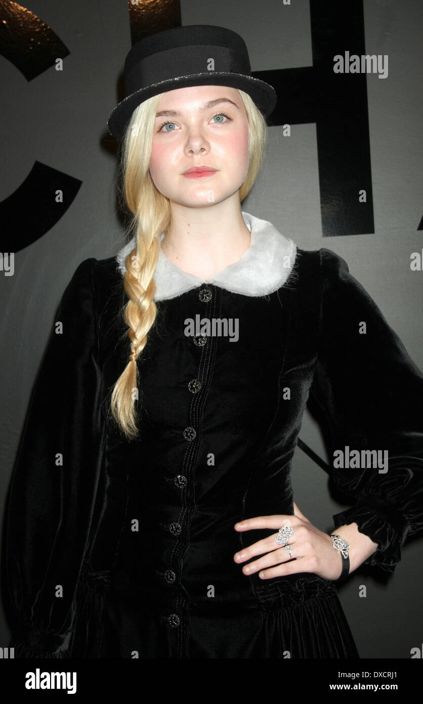 Elle Fanning Chanel Fine Jewelry's 80th anniversary of the 'Bijoux De ...