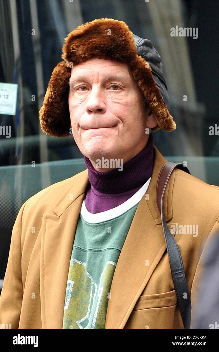 John Malkovich films a scene for the movie 'Red 2' Featuring: John ...