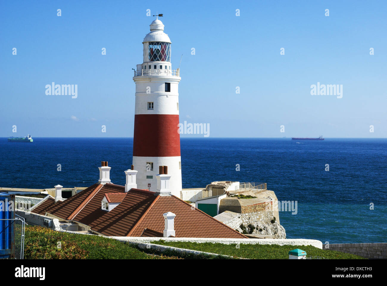 Lighthouse at Europa Point, Gibraltar Stock Photo - Alamy