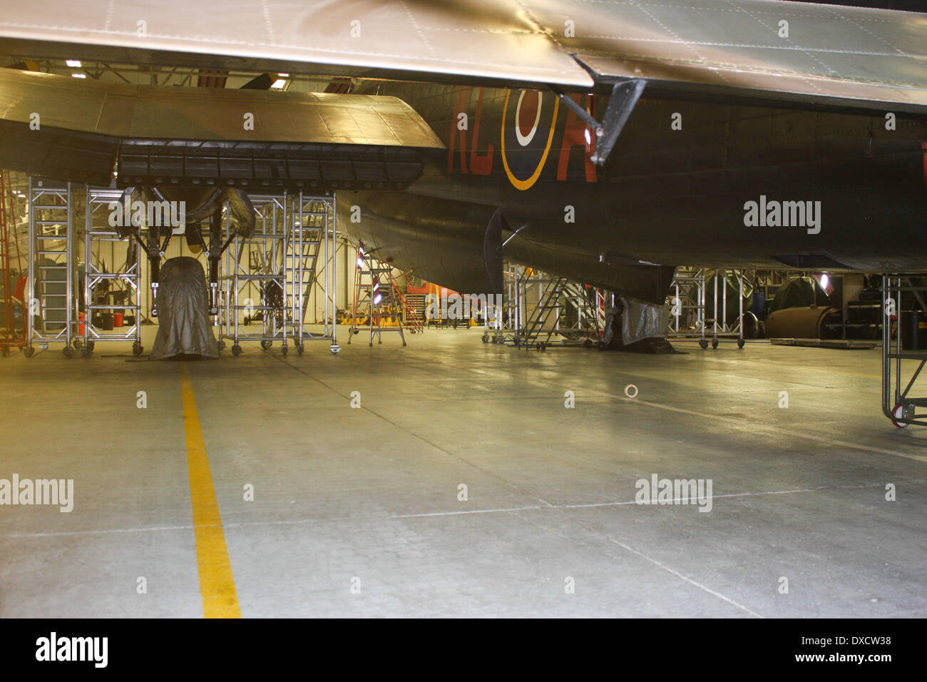 The Battle of Britain Memorial Flight Hangar at RAF Coningsby houses ...