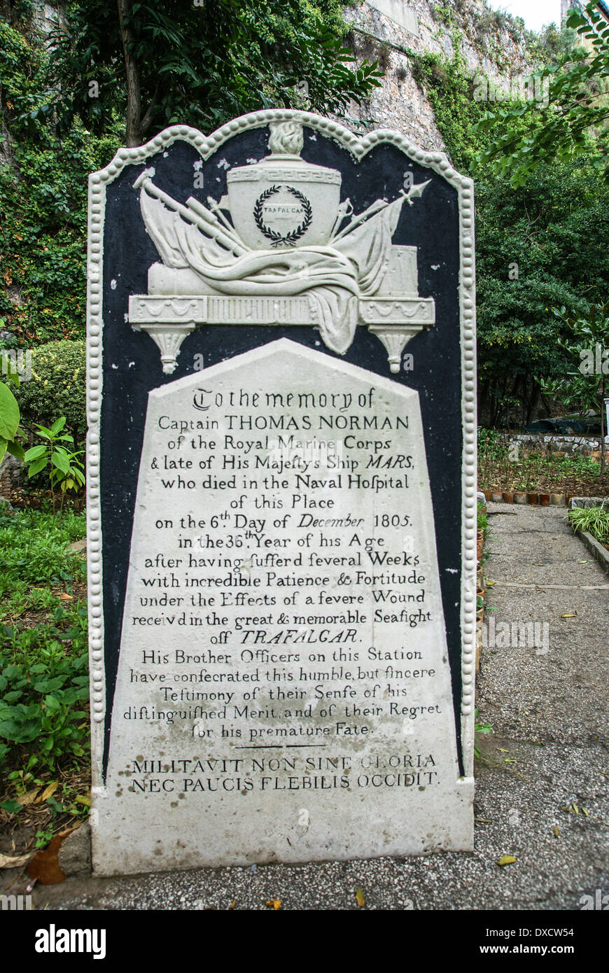 Trafalgar cemetery hi-res stock photography and images - Alamy