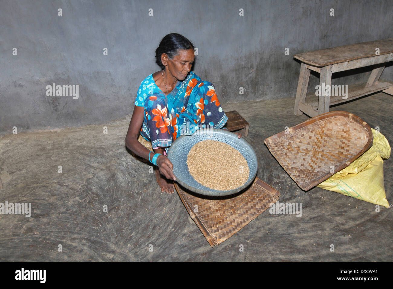 Traditional winnowing hi-res stock photography and images - Alamy