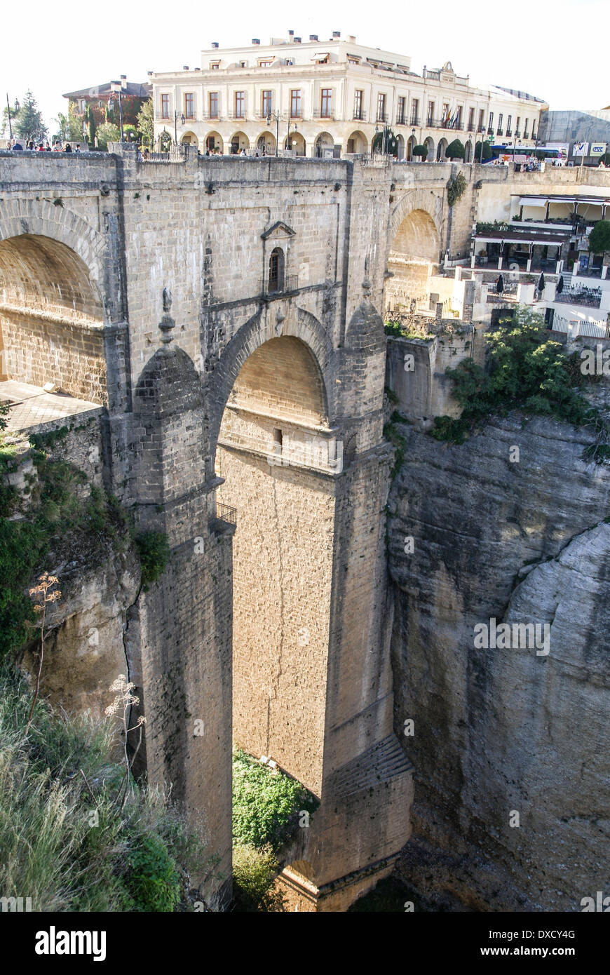 Ronda, Andalusia, Spain The Gorge and bridge Stock Photo - Alamy